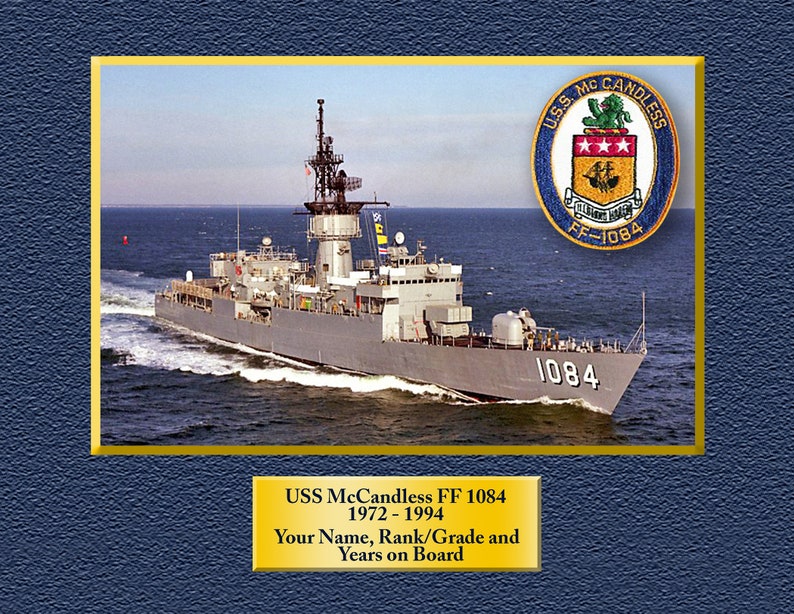 USS Knox FF-1052 Custom Personalized 8.5 X 11 Print of US Navy Ships ...