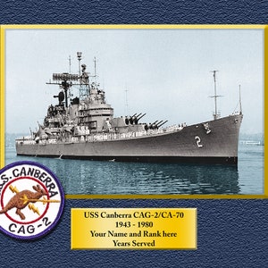 USS Bridget DE 1024 Custom Personalized 8.5 X 11 Print of US Navy Ships ...