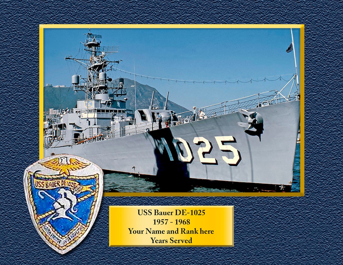 USS Robert H. Mccard DD-822 Custom Personalized 8.5 X 11 Print - Etsy