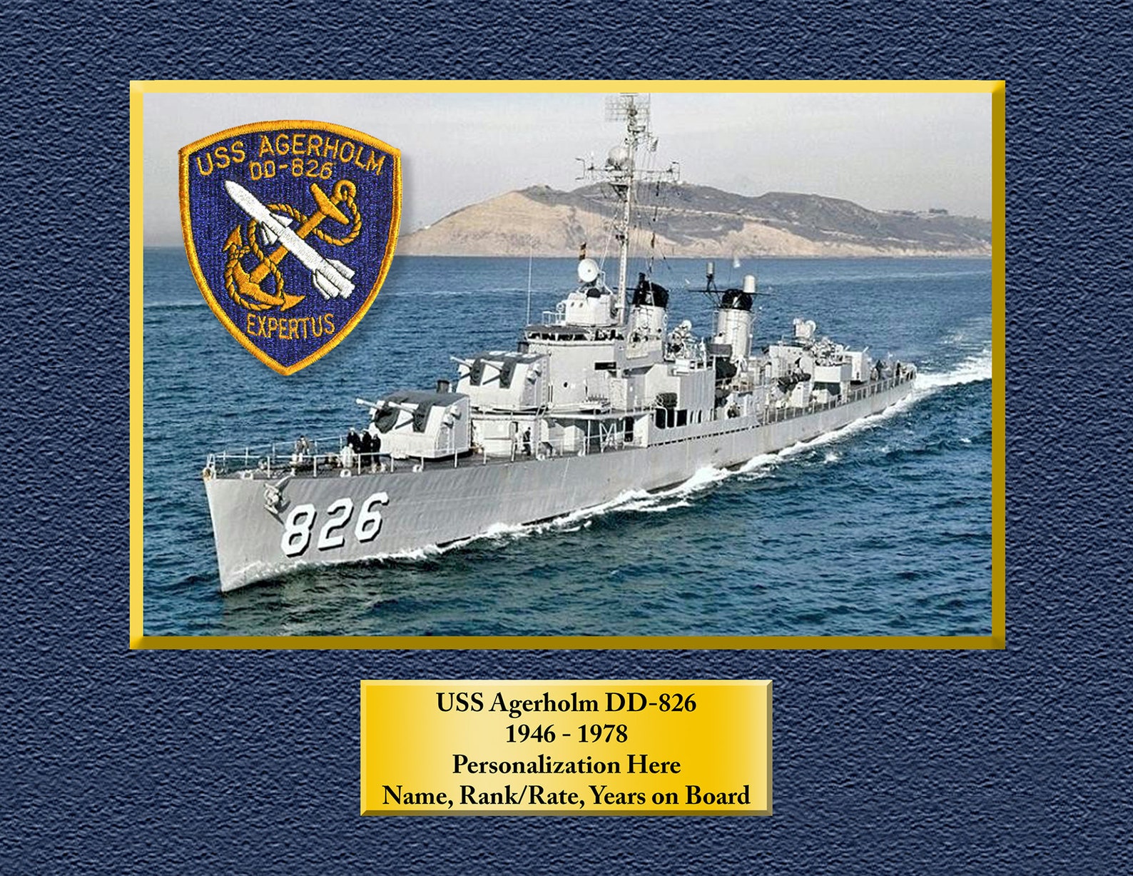 USS Biddle DLG-34 Custom Personalized 8.5 X 11 Print of US | Etsy