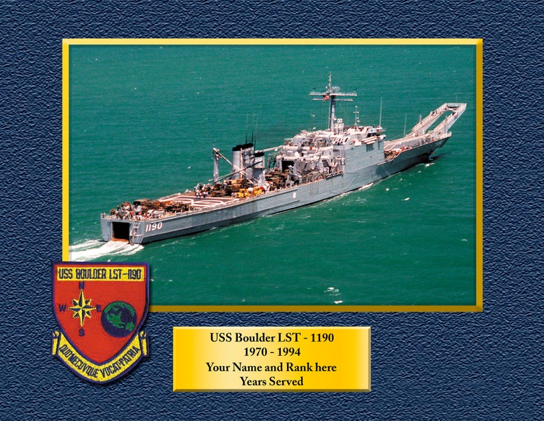 USS Briscoe DD-977 Custom Personalized 11X14 Print of US Navy - Etsy