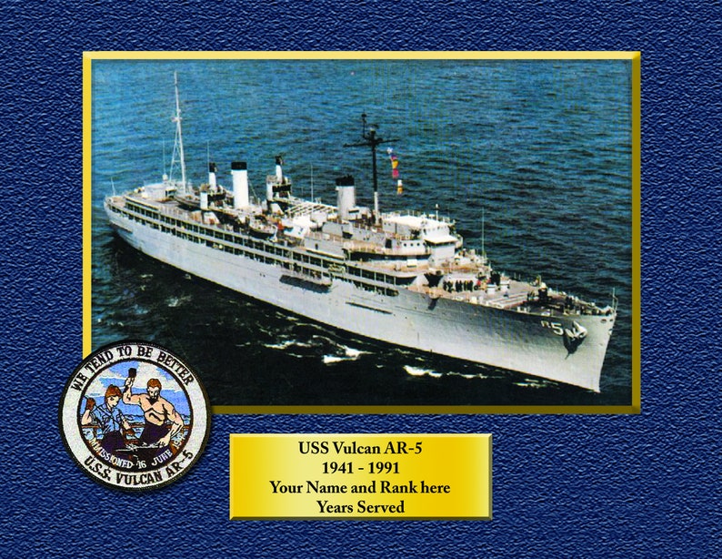 USS Brunswick ATS-3 Custom Personalized 8.5 X 11 Print of US | Etsy