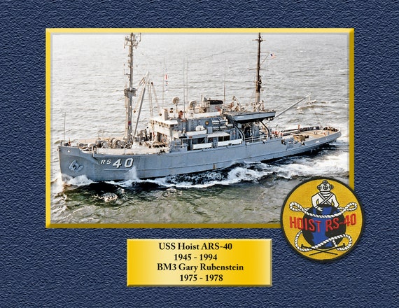 USS Hoist ARS-40 Personalizado Personalizado 8.5 X 11 - Etsy España