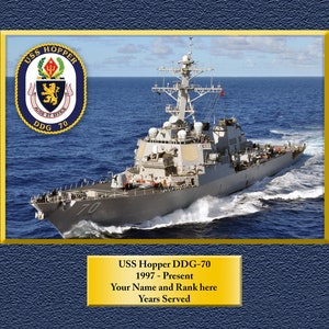 USS Safeguard ARS-50 8.5 X 11 Print of US Navy Ships Unique Gift Idea ...