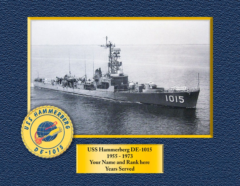 USS BRUMBY FF1044 Custom Personalized 8.5 X 11 Print of US - Etsy
