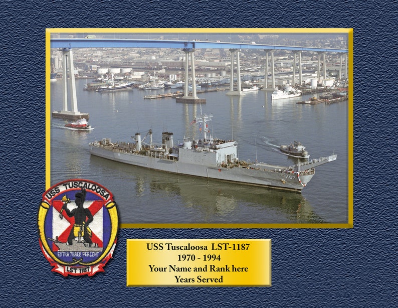 USS Brunswick ATS-3 Custom Personalized 8.5 X 11 Print of US | Etsy