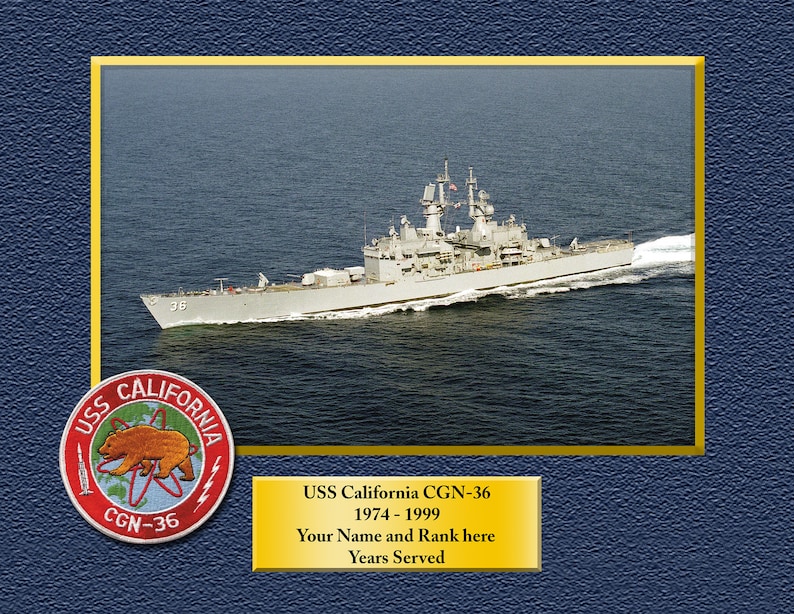 USS Bridget DE 1024 Custom Personalized 8.5 X 11 Print of US Navy Ships ...