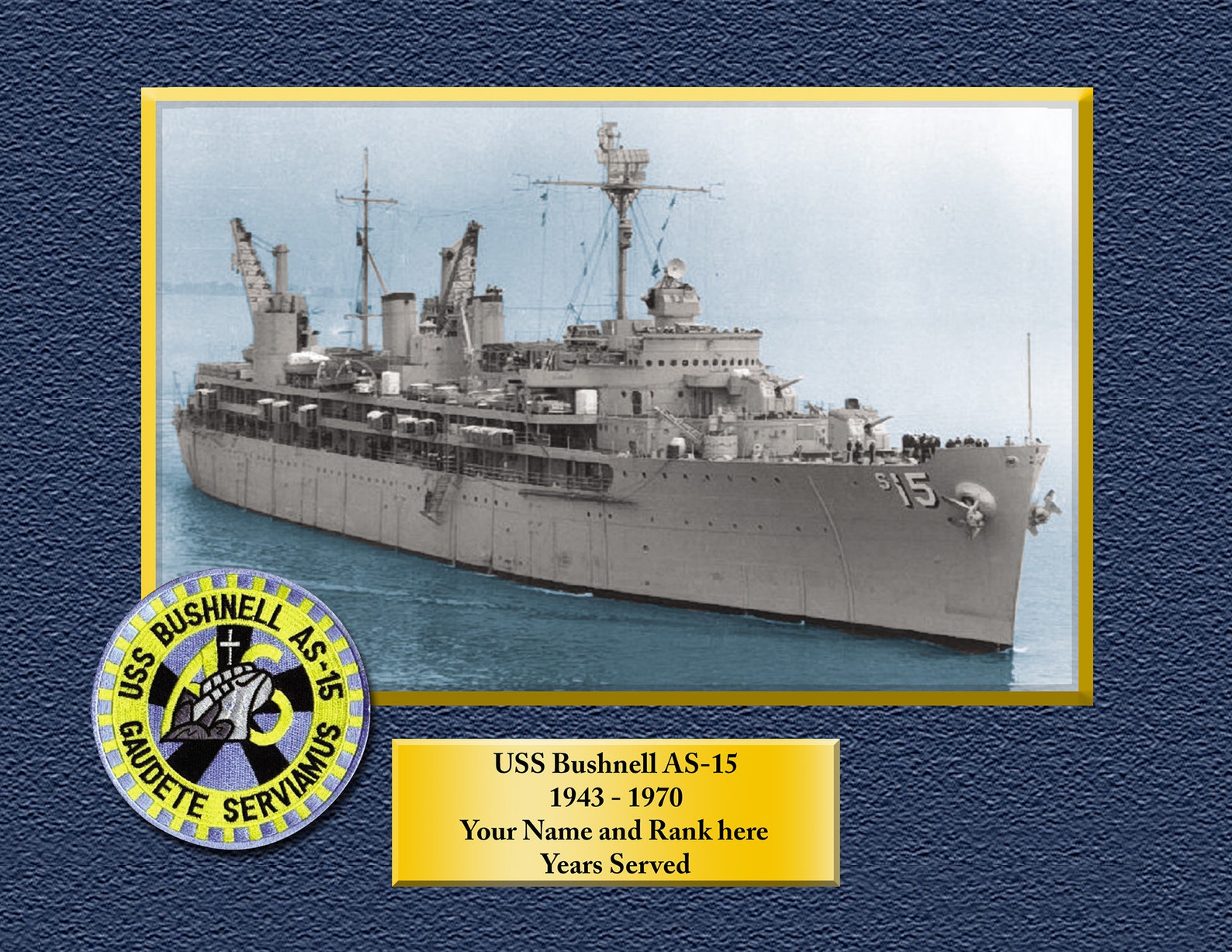 USS Bridget DE 1024 Custom Personalized 8.5 X 11 Print of US Navy Ships ...