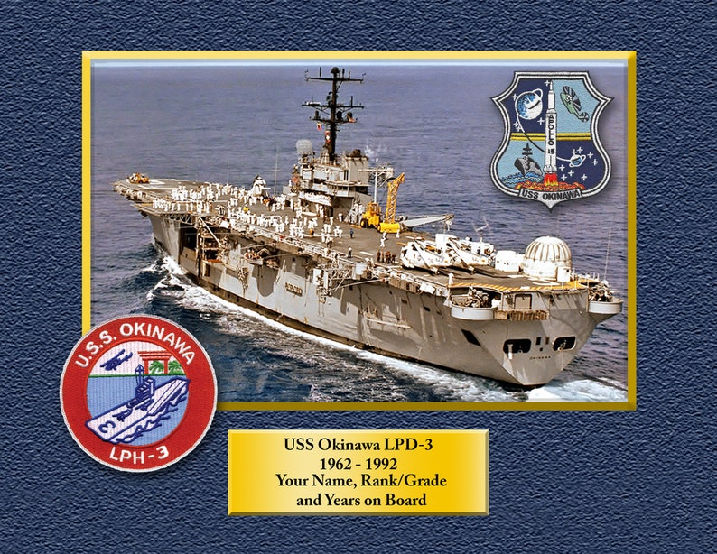 USS Lockwood De-ff-1064 Custom Personalized 8.5 X 11 Print of - Etsy