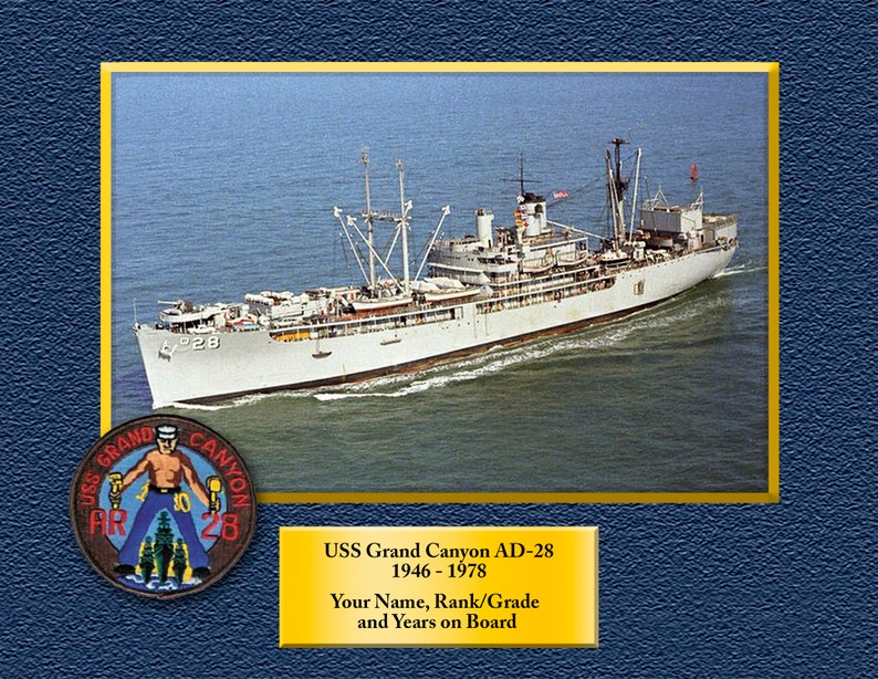 Uss Wainwright DLG/CG 28 Custom Personalized 8.5 X 11 Print of | Etsy