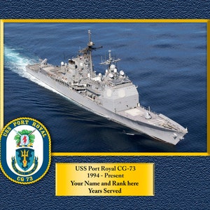 USS Hoel DDG-13 Custom Personalized 8.5 X 11 Print of US Navy Ships ...