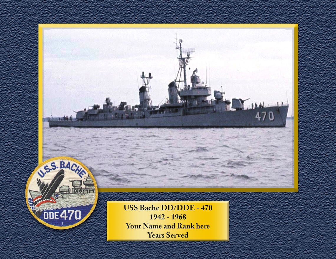 USS Putnam DD-757 Custom Personalized 8.5 X 11 Print of US - Etsy