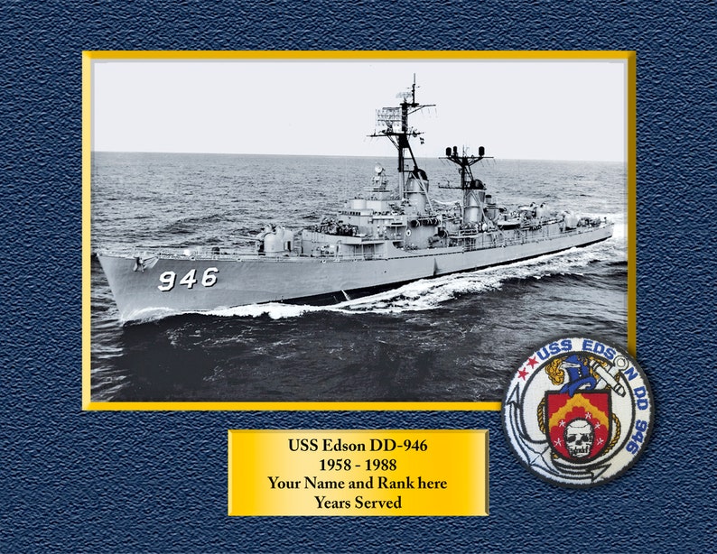 USS Wichita AOR-1 Custom Personalized 8.5 X 11 Print of US | Etsy