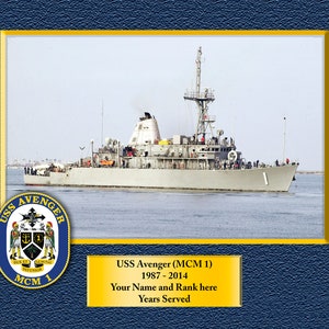 USS Hoel DDG-13 Custom Personalized 8.5 X 11 Print of US Navy Ships ...