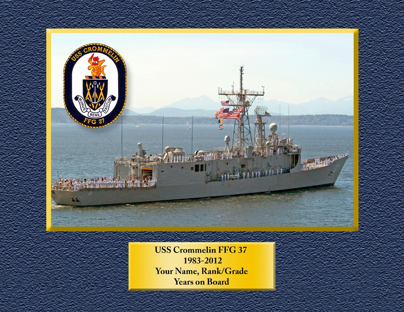 USS COWELL DD547 Custom Personalized 8.5 X 11 Print of US Navy | Etsy