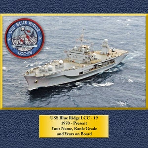 USS Winston S. Churchill DDG 81 Custom Personalized 8.5 X 11 Print of ...