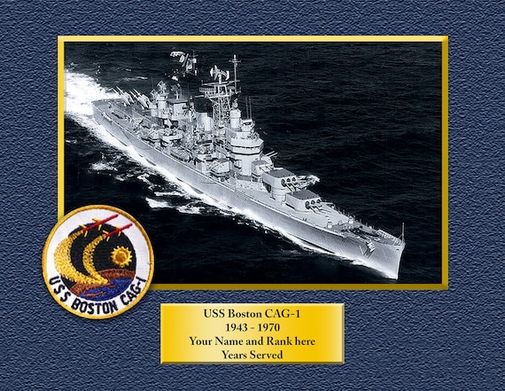 USS BOSTON CAG1 Custom Personalized 8.5 X 11 Print of US Navy - Etsy