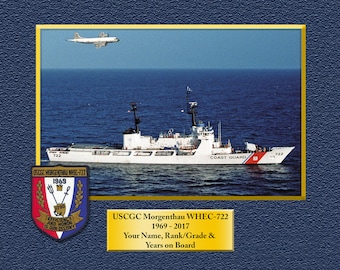 Coasties. US Coast Guard Cutter A Custom Personalized Photo USCGC ...