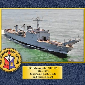 USS Safeguard ARS-50 8.5 X 11 Print of US Navy Ships Unique Gift Idea ...