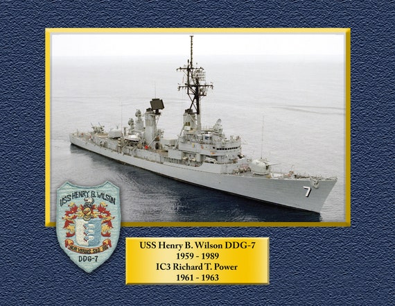 USS Henry B Wilson DDG7 Custom Personalized 8.5 X 11 Print of | Etsy