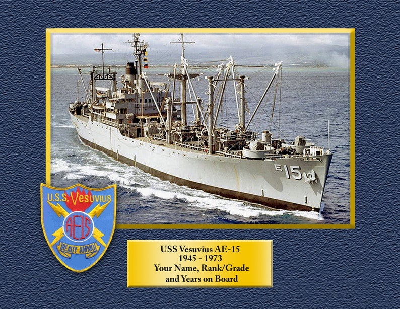 USS Oldendorf DD-972 Custom Personalized 8.5 X 11 Print of US - Etsy