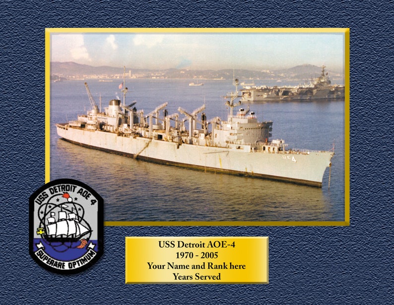 USS Manley DD-940 Personalizado Personalizado 8.5 X 11 - Etsy España