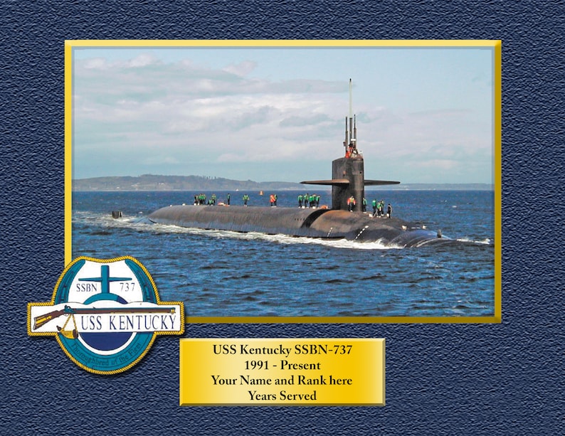 USS George Washington Carver SSBN-656 Custom Personalized 8.5 - Etsy