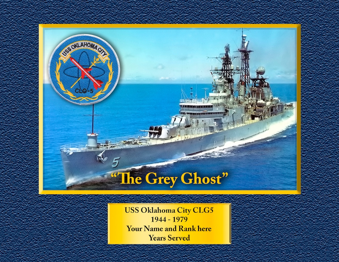USS Oklahoma City CLG-5 Custom Personalized 8.5 X 11 Print of US Navy ...
