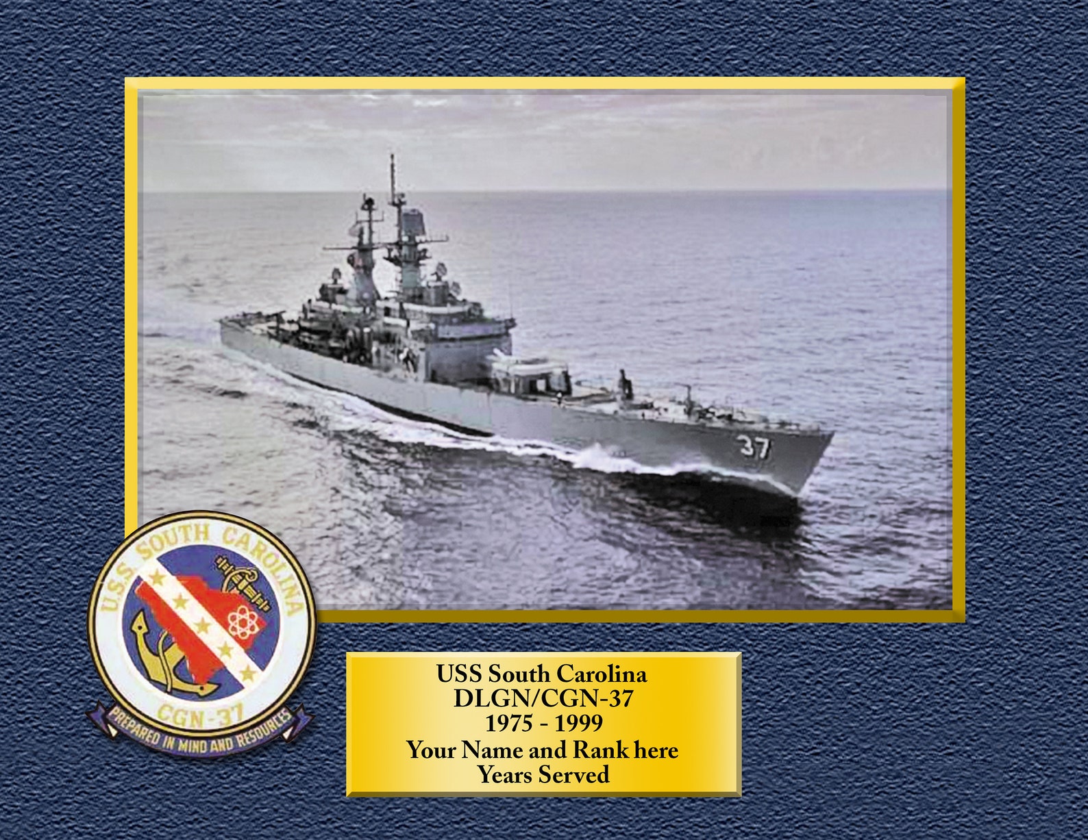 USS Simon Lake AS33 Custom Personalized 8.5 X 11 Print of US | Etsy