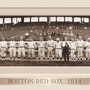 Vintage 1928 New York Yankees Panoramic Print 11.750 X 36 W/double Faux ...