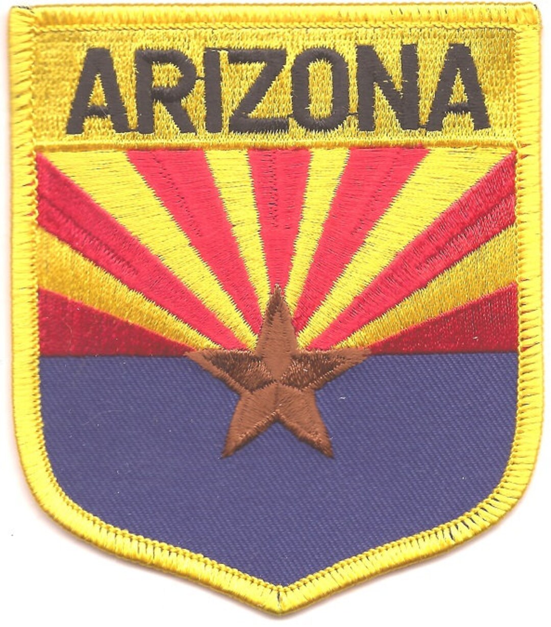 World Flags Direct Arizona Shield Patch Measure 3 1/8' X 3 1/2 ...