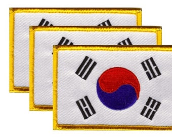 South Korea Patch - Etsy