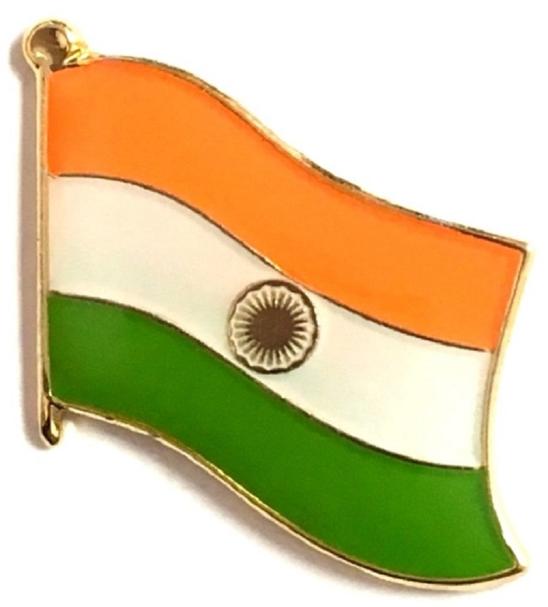 Pack of 3 India World Flag Lapel Pin Badges Three Patriotic - Etsy