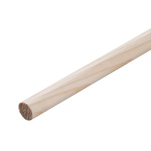 One Dozen 3/8" X 16" Wooden Dowels; 3/8 Inch X 16 Inch Round Wooden ...