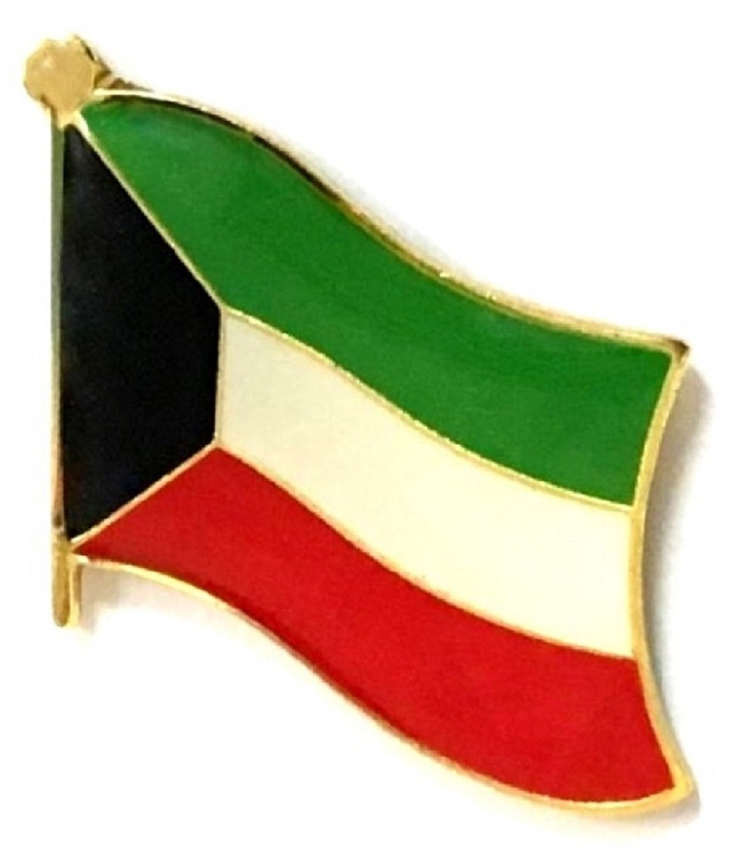 Pack of 3 Kuwait World Flag Lapel Pin Badges Three Patriotic Country ...