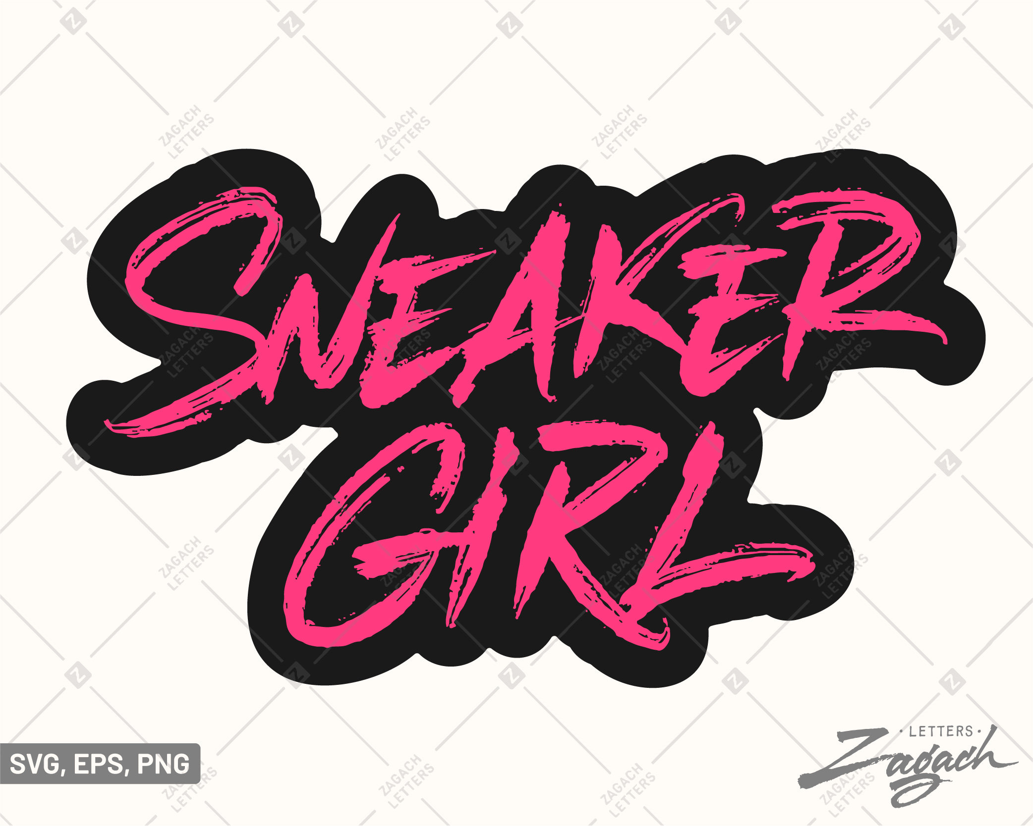 Sneaker Girl SVG PNG - Etsy
