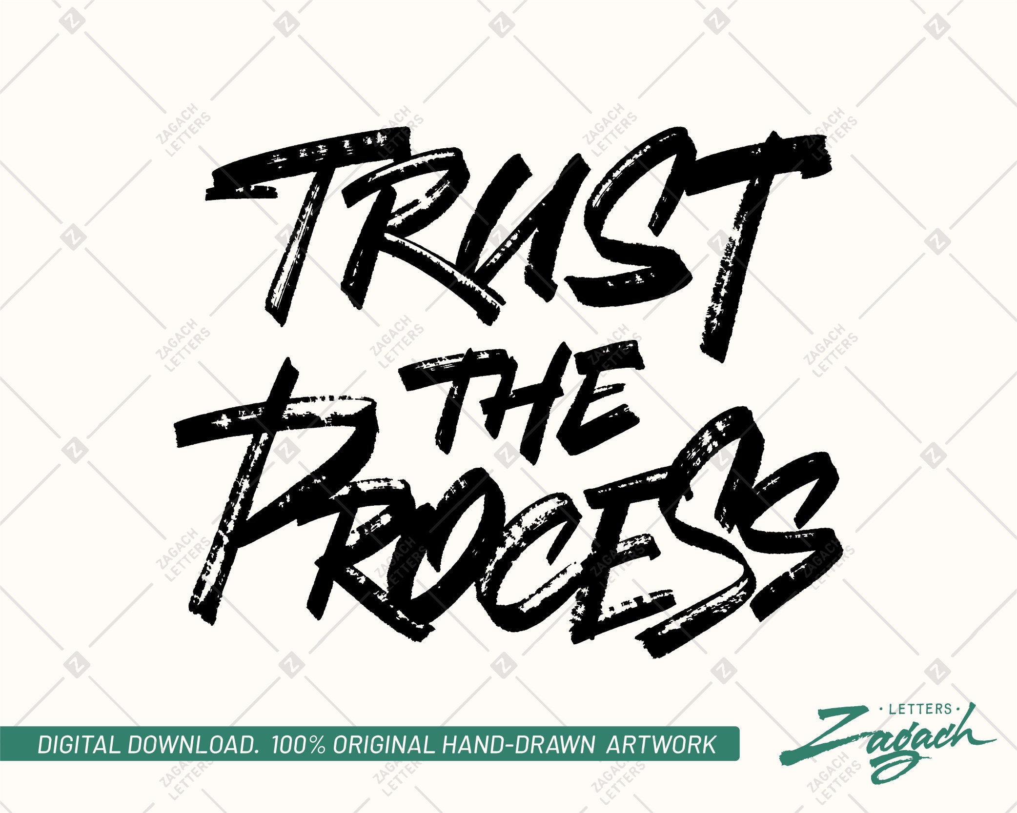 Trust the Process SVG - Etsy