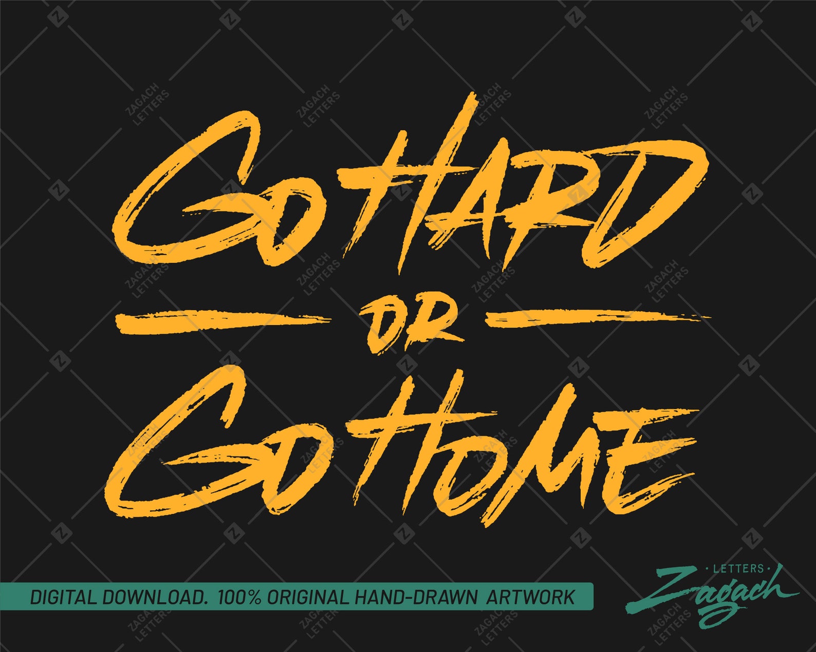 Go Hard or Go Home SVG - Etsy Hong Kong