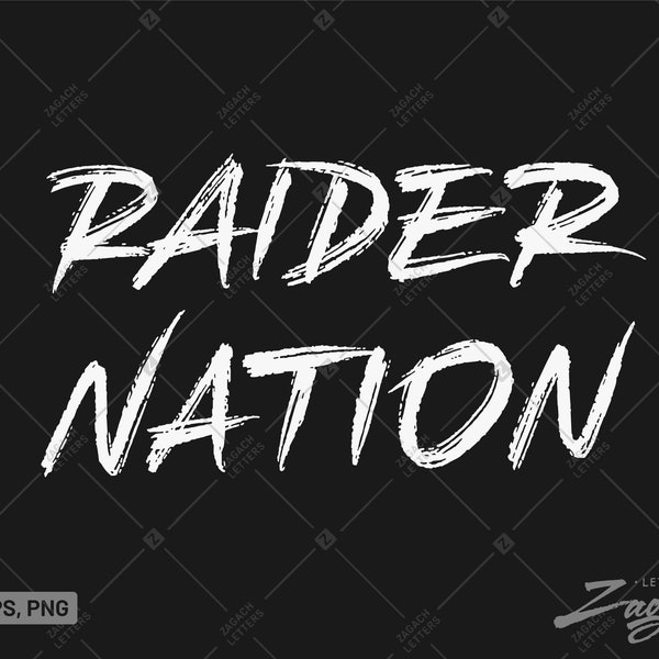 Raiders Svg - Etsy