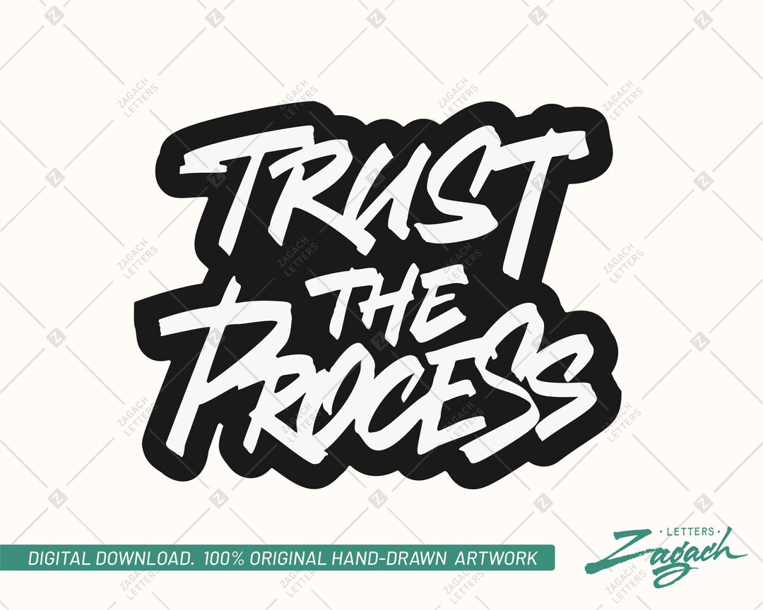 Trust the Process SVG - Etsy