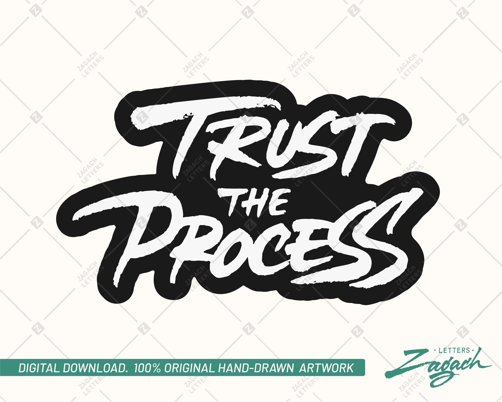 Trust the Process SVG PNG - Etsy