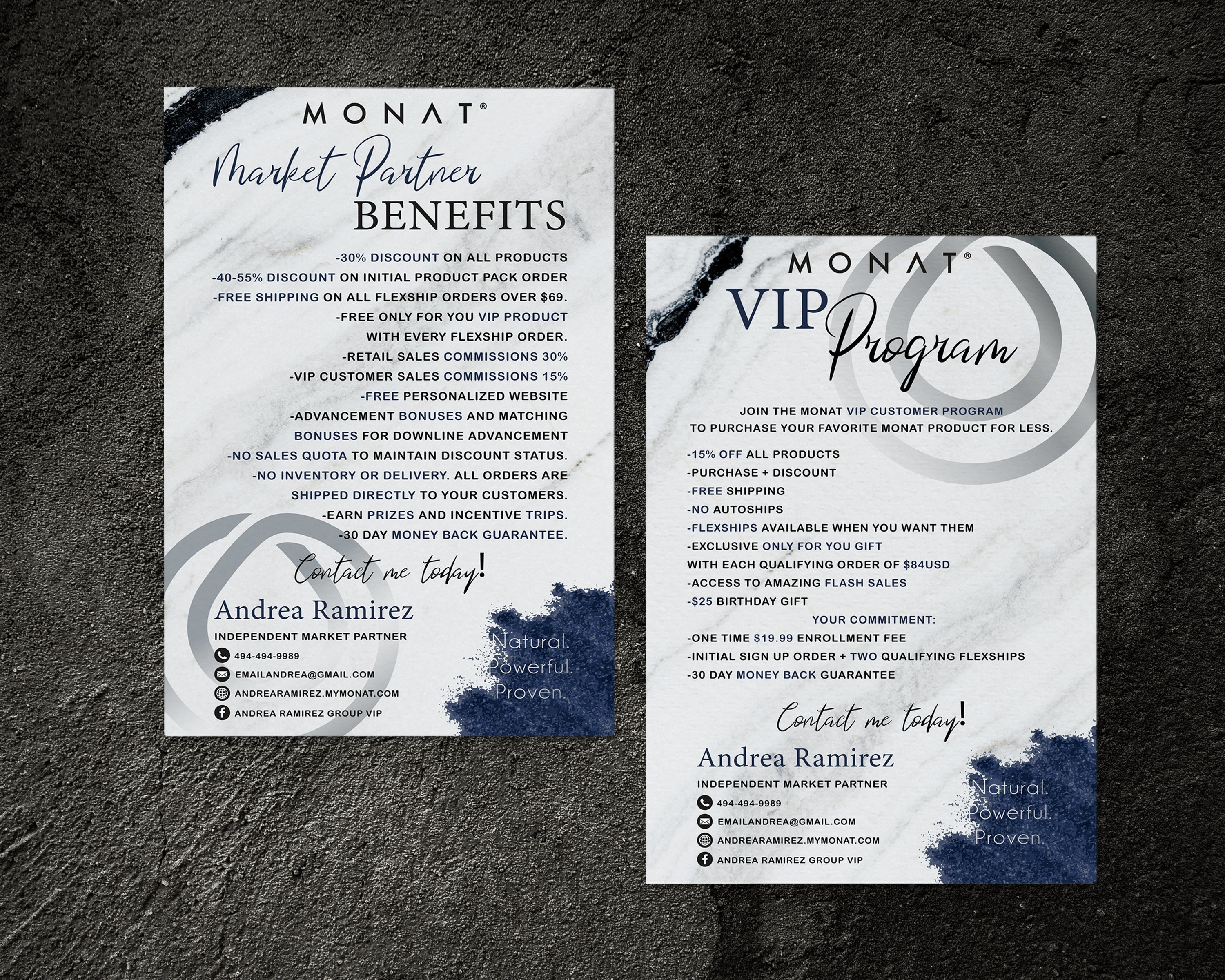 Monat Market Partner Benefits Monat Vip Program Card Monat - Etsy