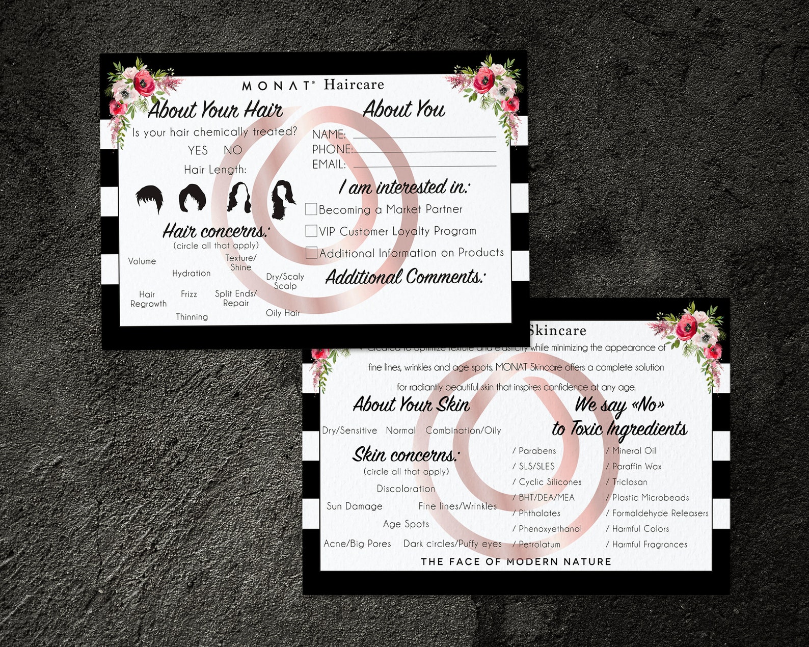 Monat Questionnaire, About Your Hair Questionnaire, Haircare Quiz ,rose ...