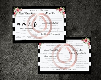 Monat Questionnaire About Your Hair Questionnaire Haircare | Etsy