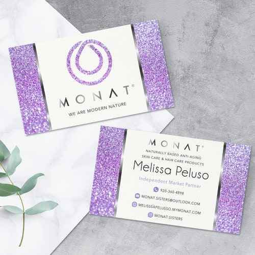 Personalized Monat Business Card Monat Market Partner Card - Etsy