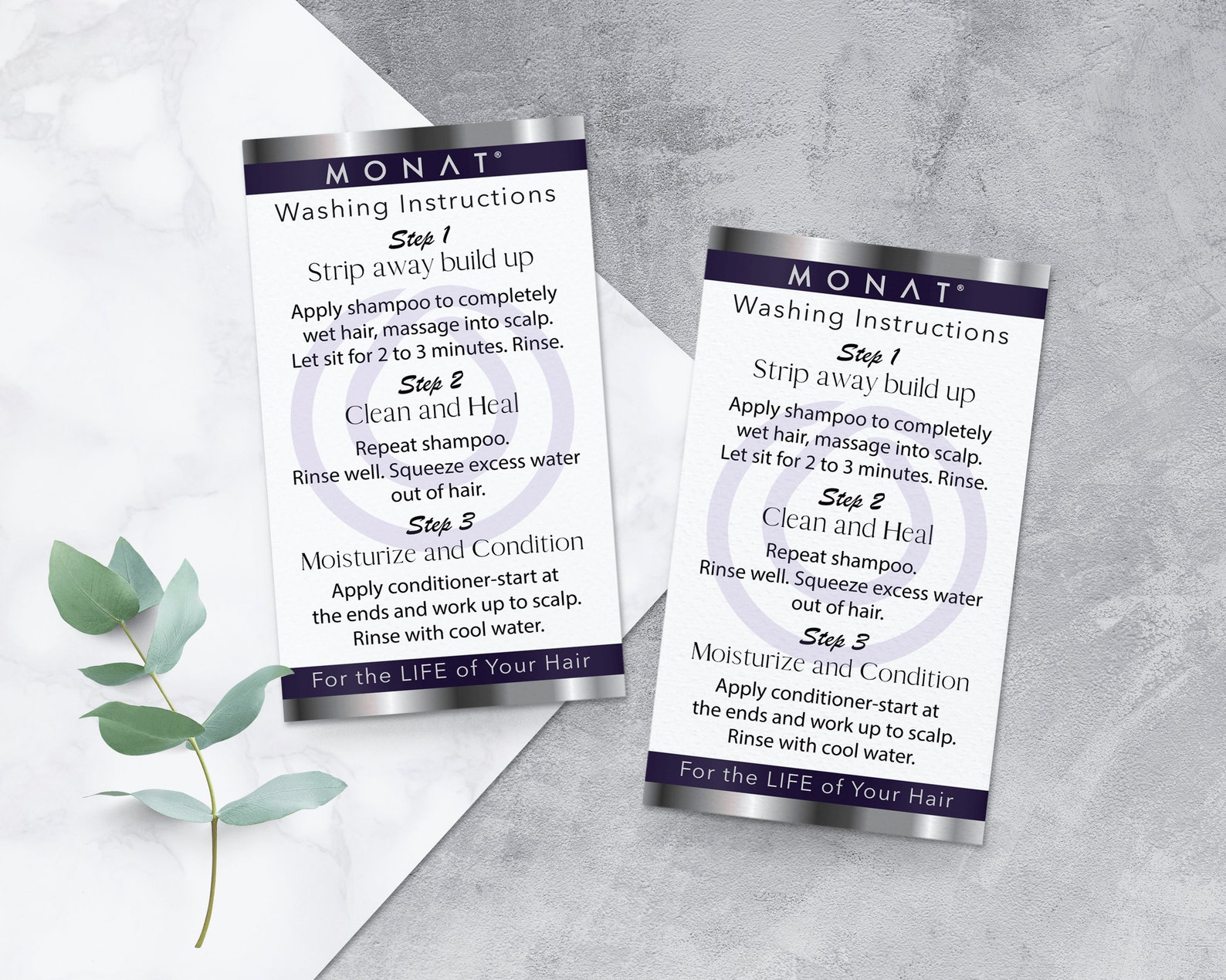 Monat Washing Instructions, Monat Instructions, Monat Info Card , Monat ...