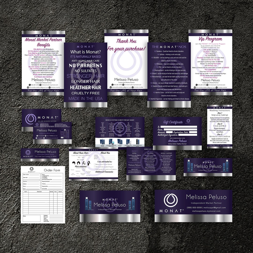 Monat Marketing Kit, Monat Marketing Bundle, Monat Starter Kit ,purple ...