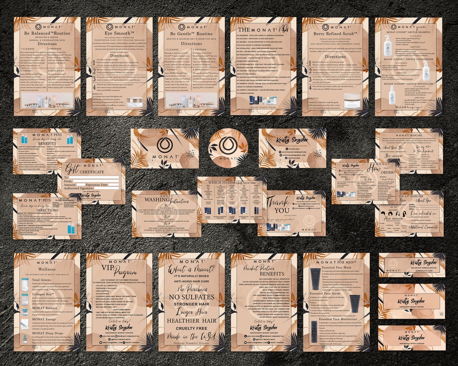 Orange Monat Marketing Kit, Monat Marketing Bundle, Big Monat Starter ...