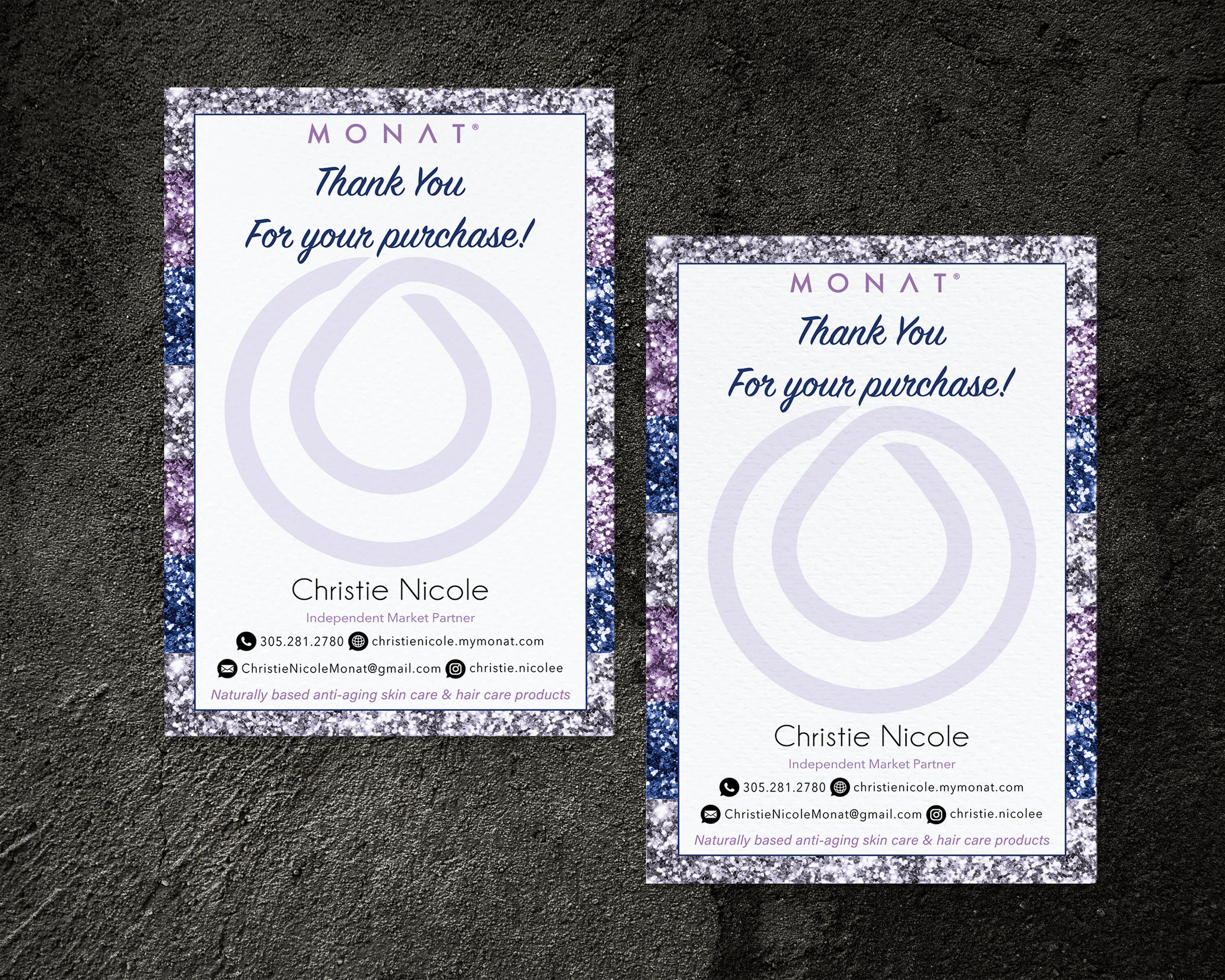 Monat Thank You Card Monat Thank You for Purchase Card Monat - Etsy