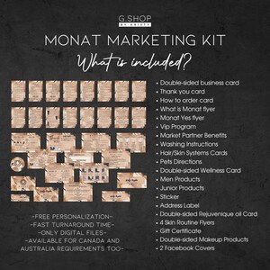 Orange Monat Marketing Kit, Monat Marketing Bundle, Big Monat Starter ...